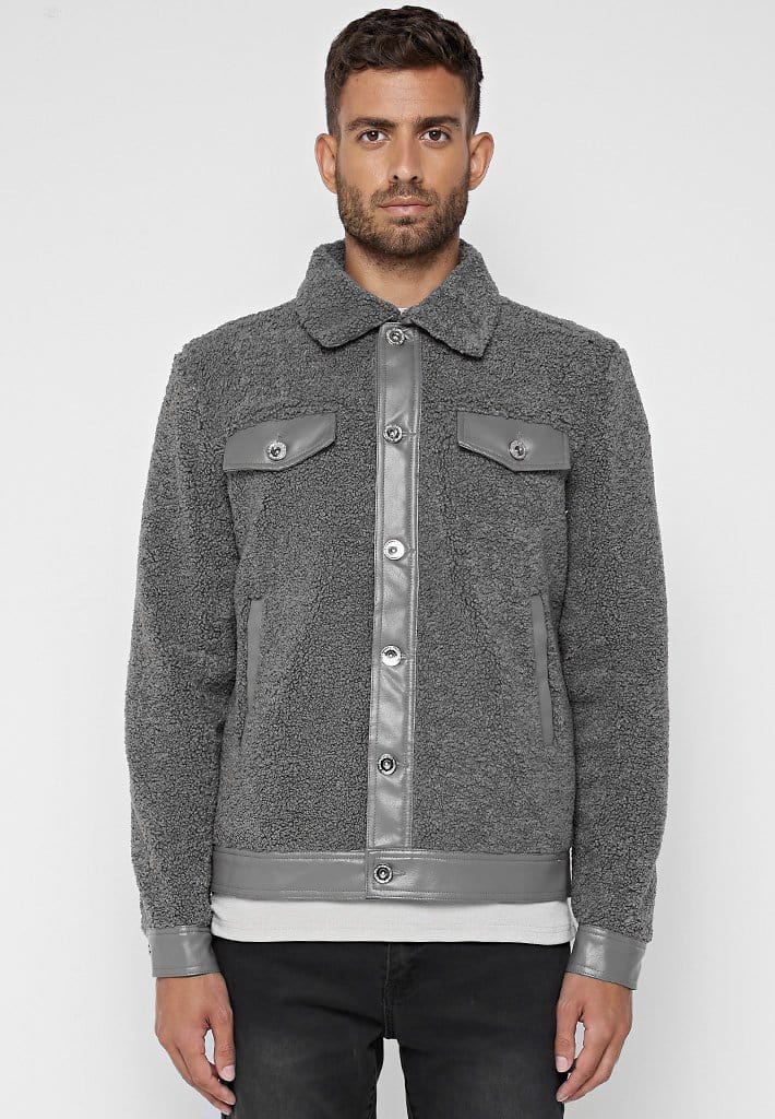 Borg Jacket - Grey – THE MILLI